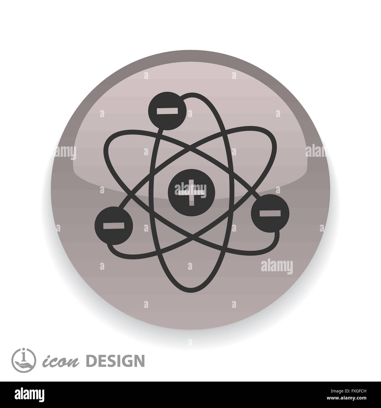 Le pictogramme d'atom Image Vectorielle Stock - Alamy