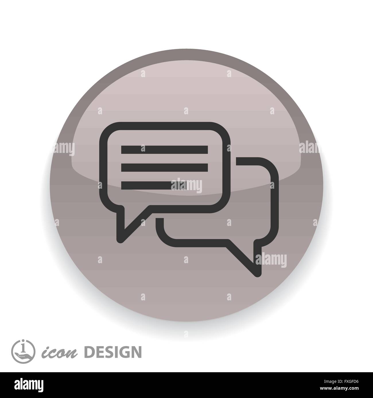 Message pictogram Banque de photographies et d’images à haute ...