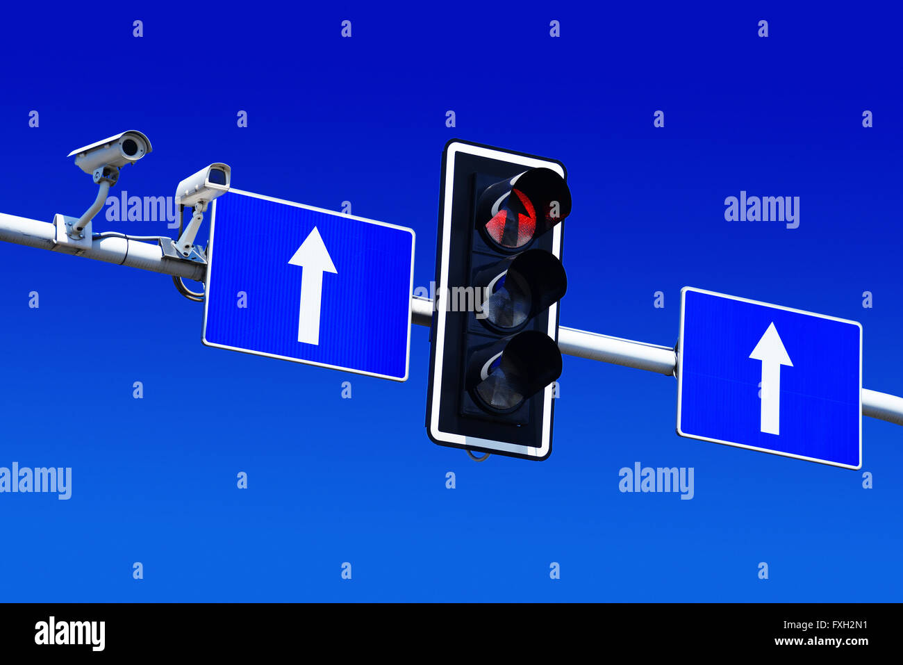 Intersection de feux de circulation Banque de photographies et d’images ...