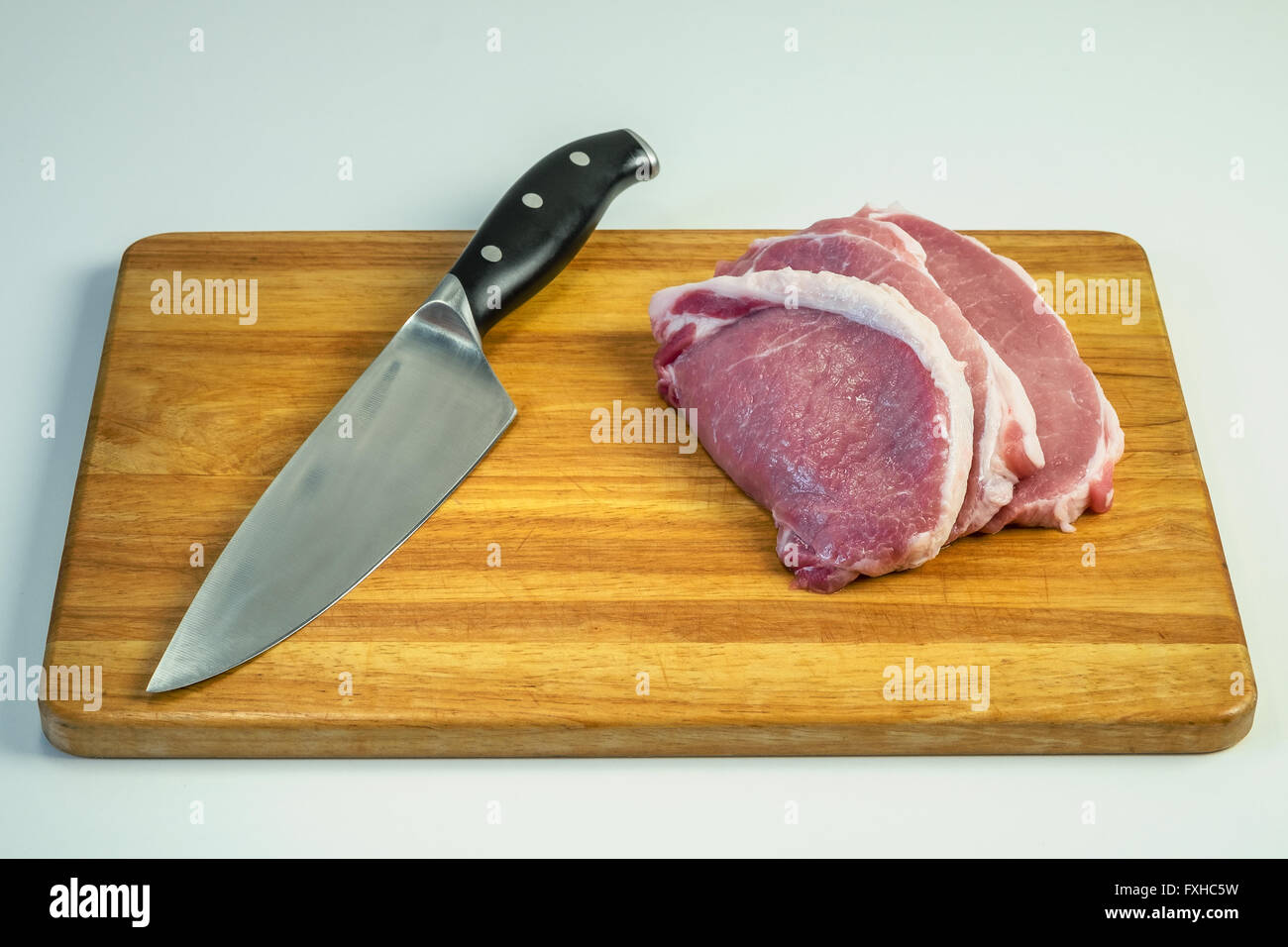 Morceaux de porc Banque de photographies et d’images à haute résolution ...