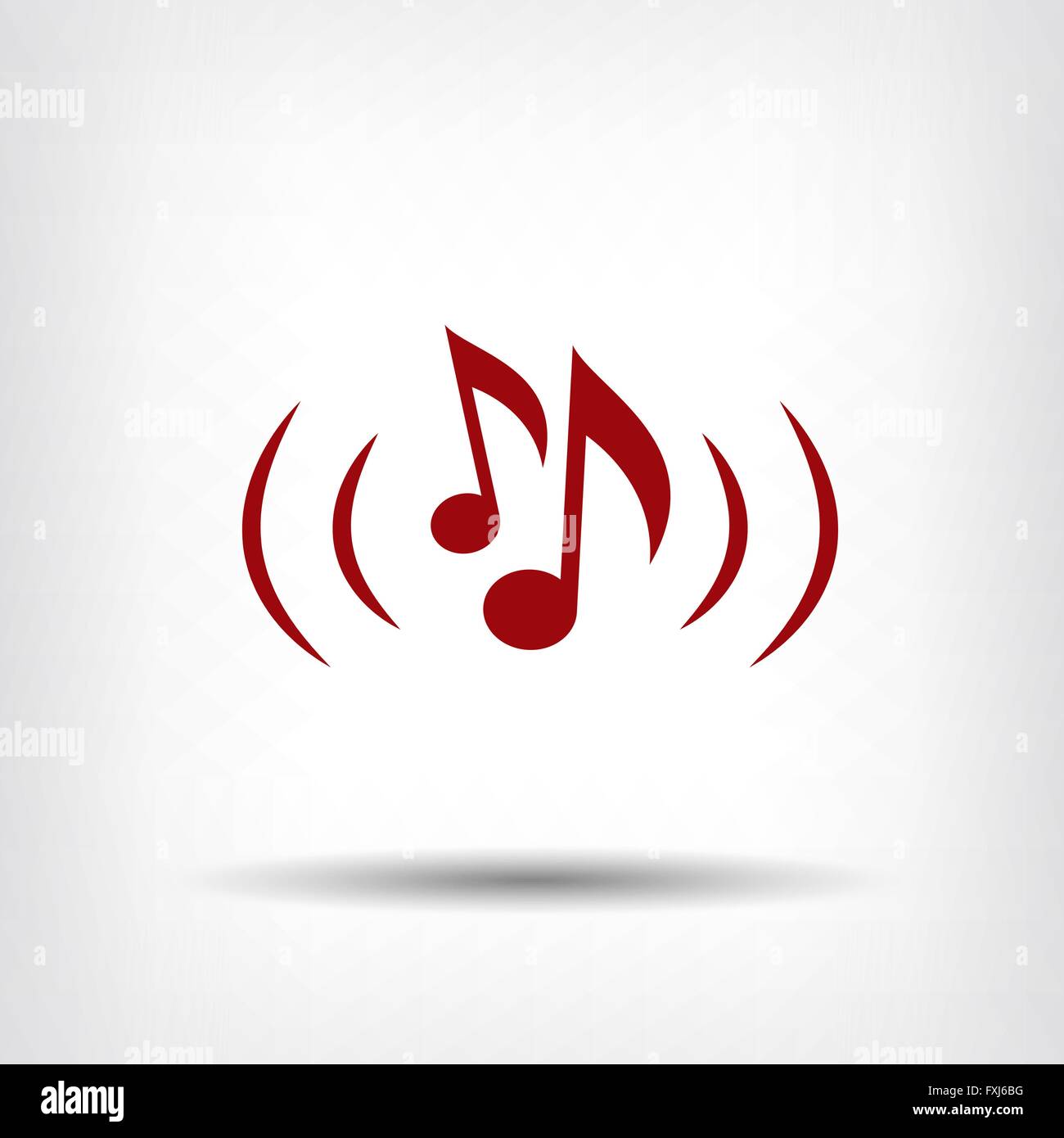 Le pictogramme de note de musique Image Vectorielle Stock - Alamy