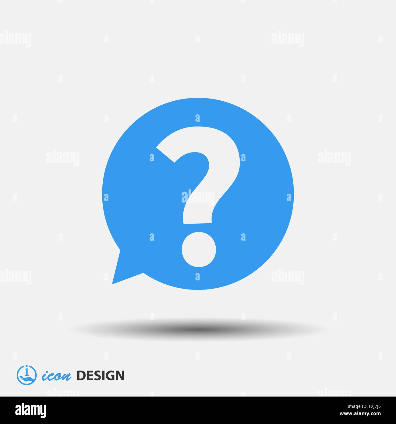 Le pictogramme de question mark Image Vectorielle Stock - Alamy
