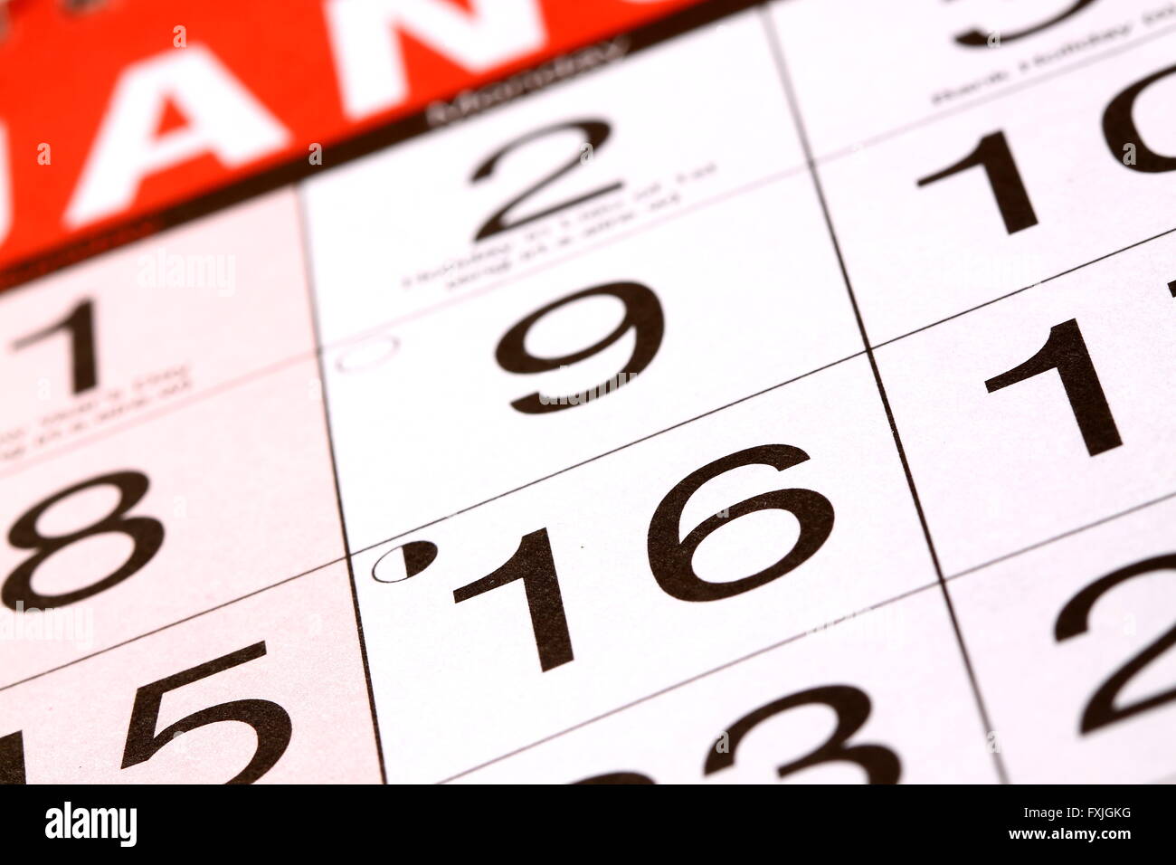 Calendrier Du Mardi Banque d'image et photos - Alamy
