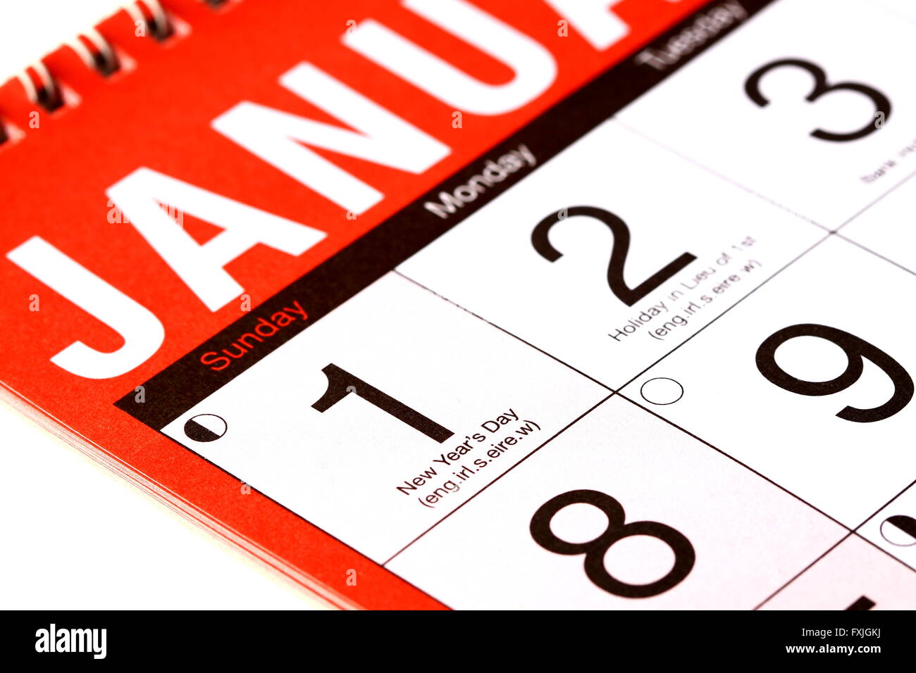 Calendrier Du Mardi Banque d'image et photos - Alamy