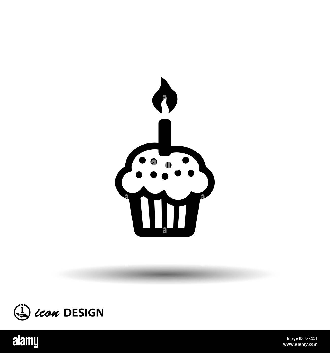 Le pictogramme de gâteau Image Vectorielle Stock - Alamy