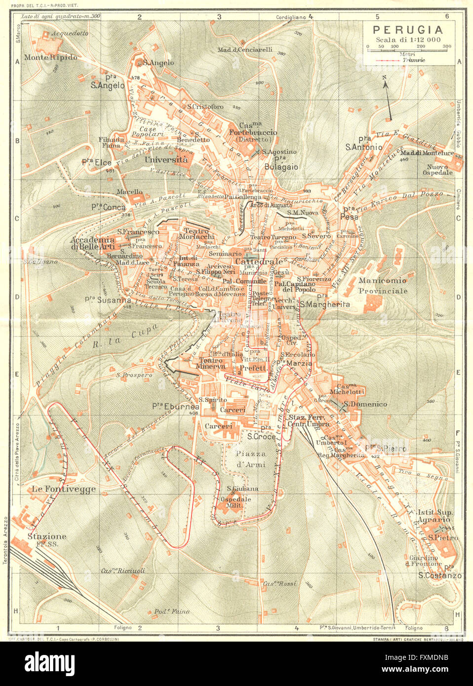 Mappa di perugia Banque de photographies et d’images à haute résolution ...