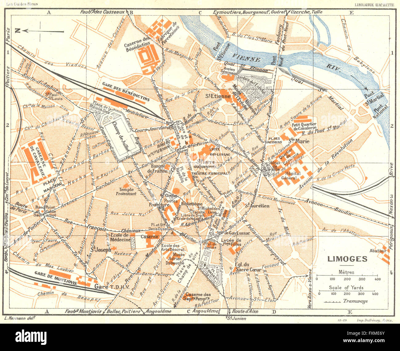 Mappa di limoges Banque de photographies et d’images à haute résolution ...