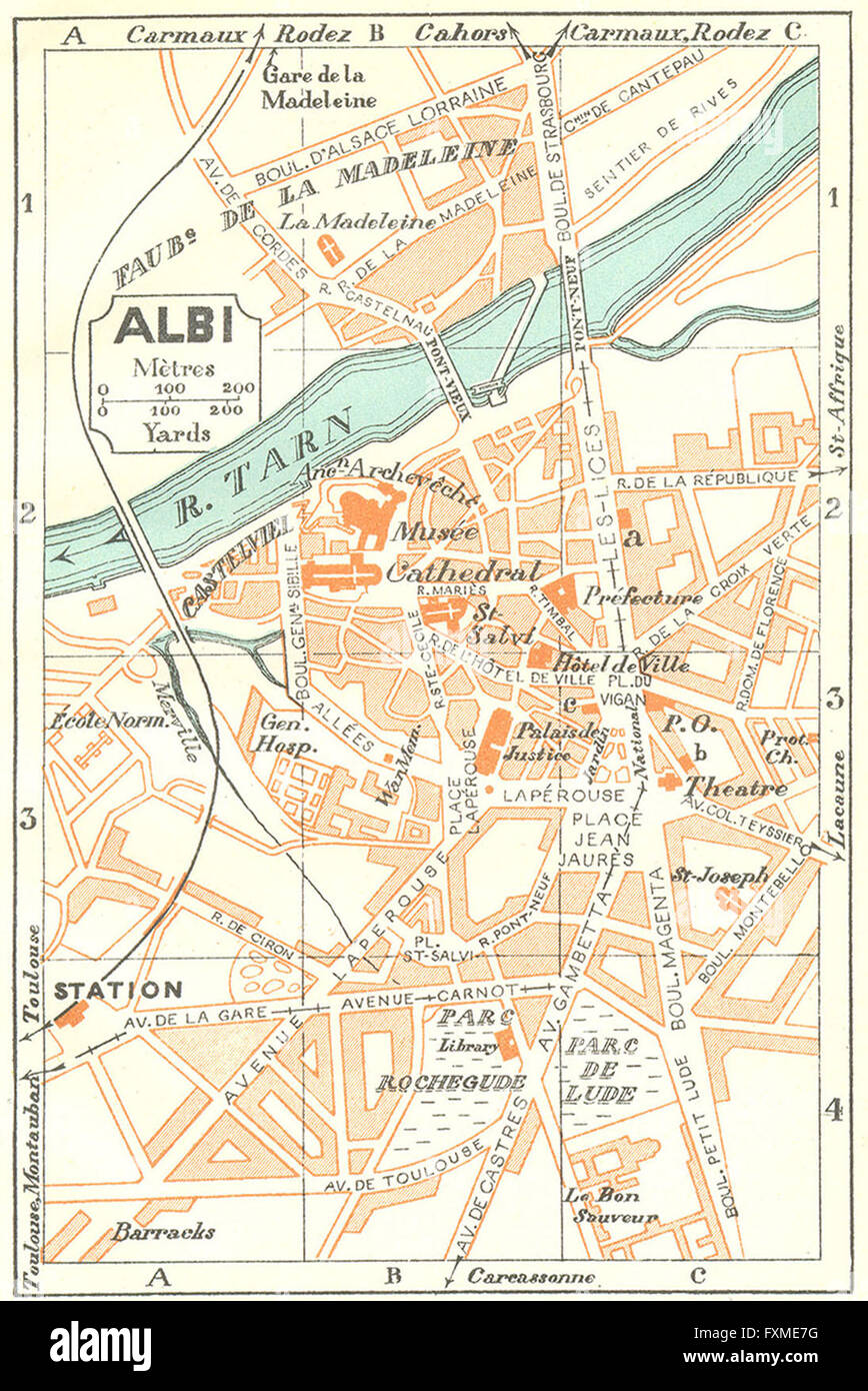 Map albi france Banque de photographies et d’images à haute résolution ...