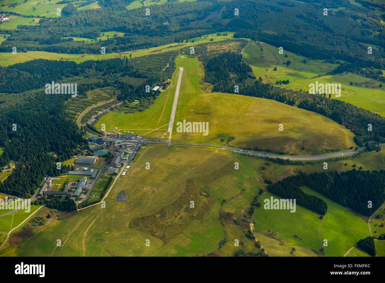 Wasserkuppe dans le district de hesse de fulda Banque de photographies ...