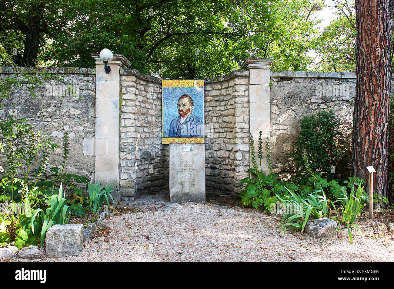 Portrait de Vincent Van Gogh, Saint Rémy de Provence, France Photo ...