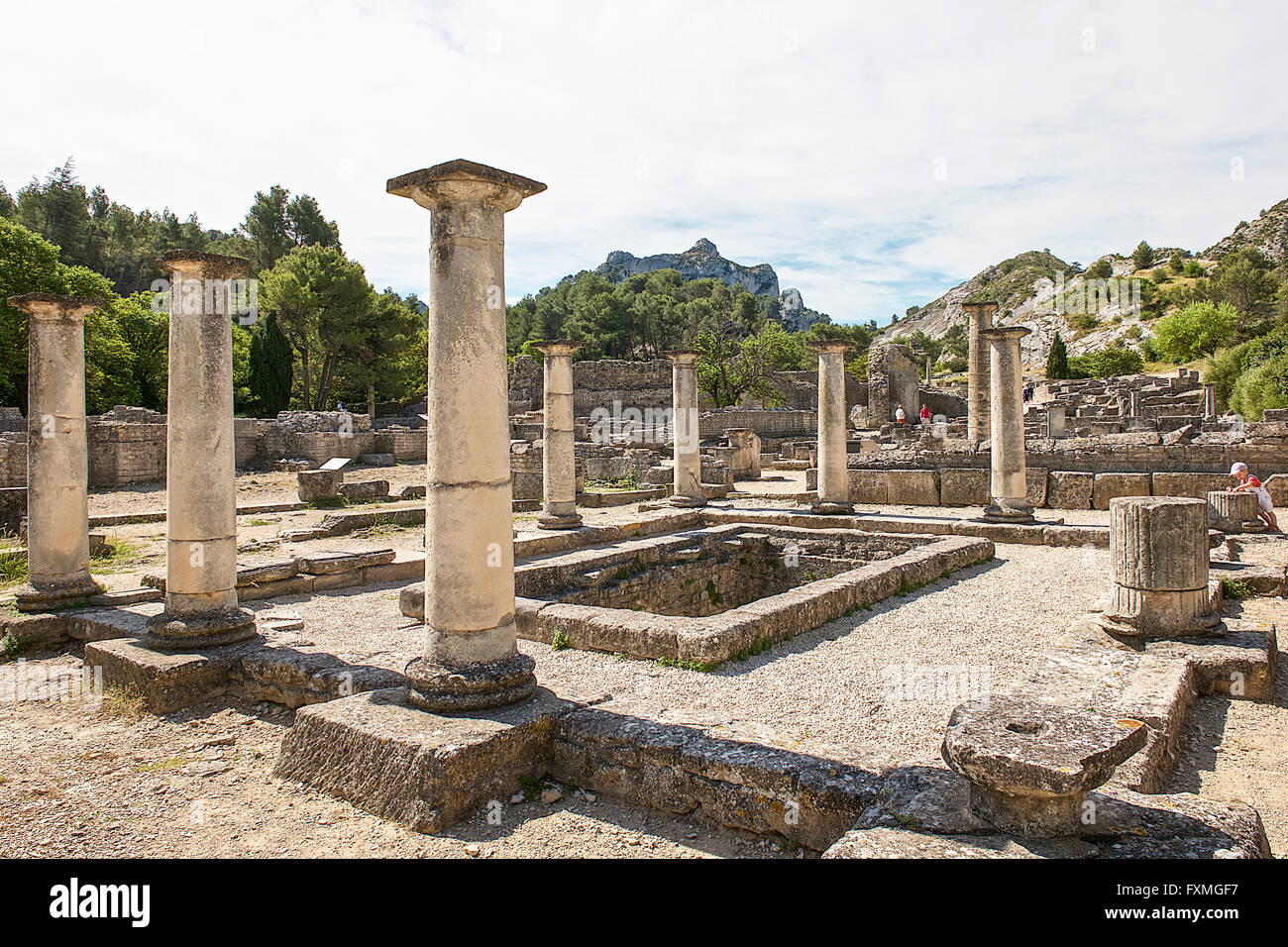 Ruines de glanum Banque de photographies et d’images à haute résolution ...