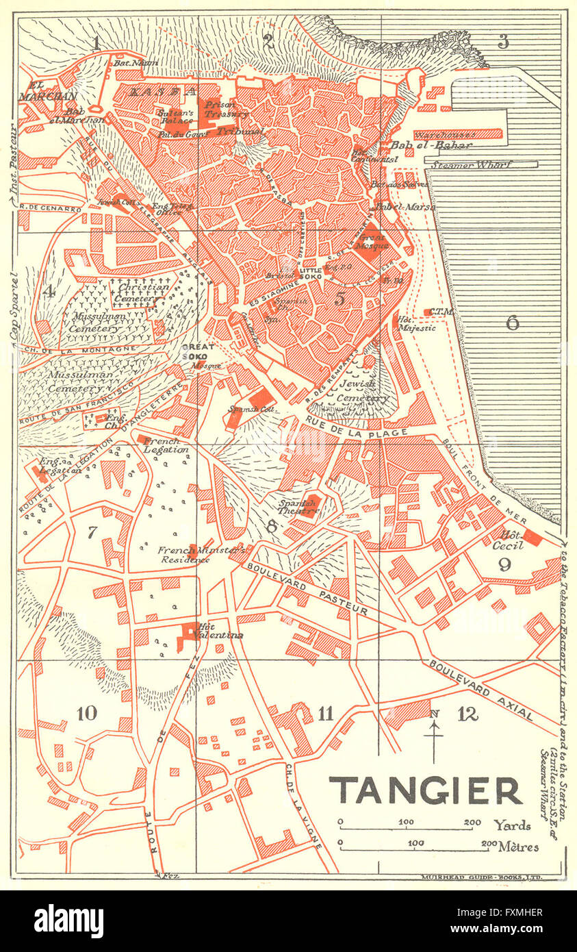 Maroc tanger carte Banque de photographies et d’images à haute ...