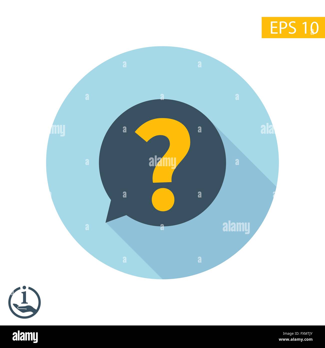 Le pictogramme de question mark Image Vectorielle Stock - Alamy