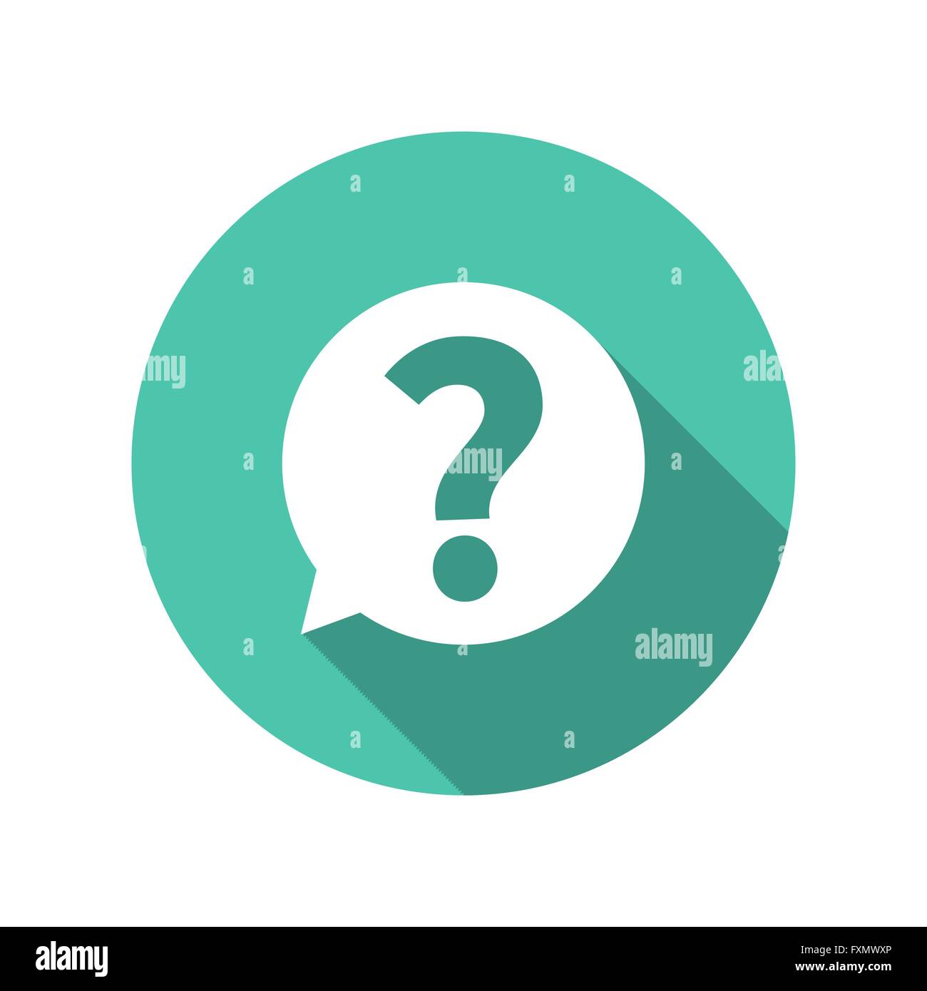 Le pictogramme de question mark Image Vectorielle Stock - Alamy
