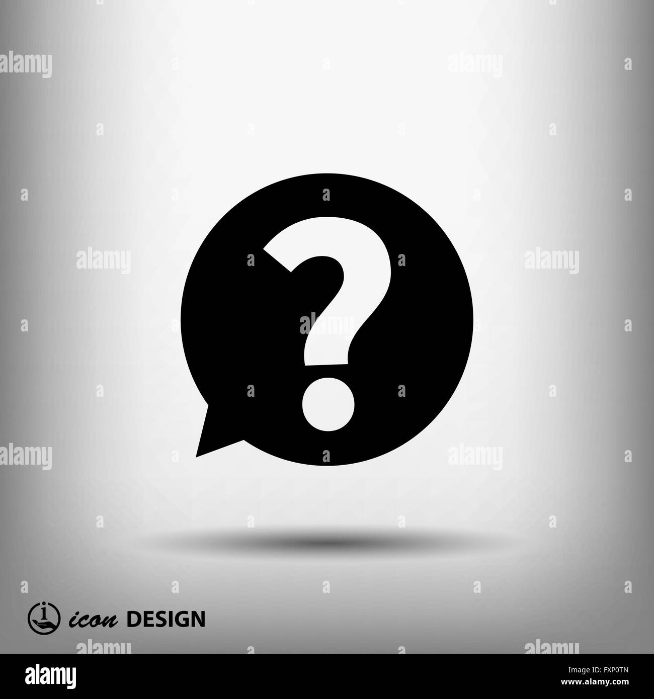 Le pictogramme de question mark Image Vectorielle Stock - Alamy