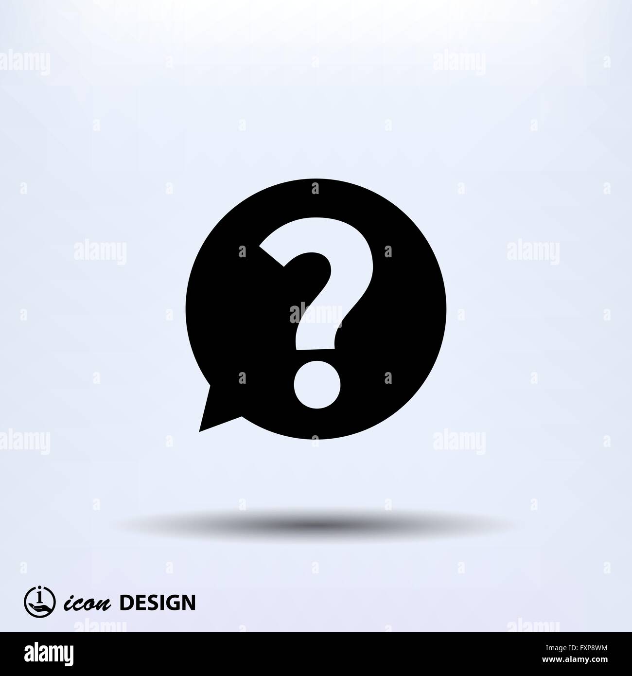 Le pictogramme de question mark Image Vectorielle Stock - Alamy
