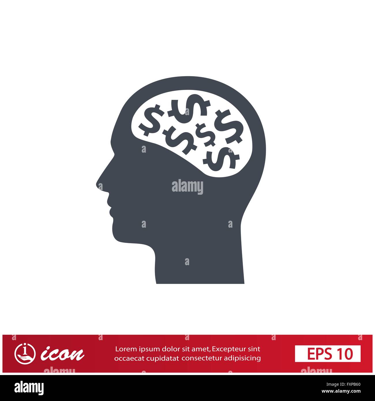 Le pictogramme d'argent Image Vectorielle Stock - Alamy