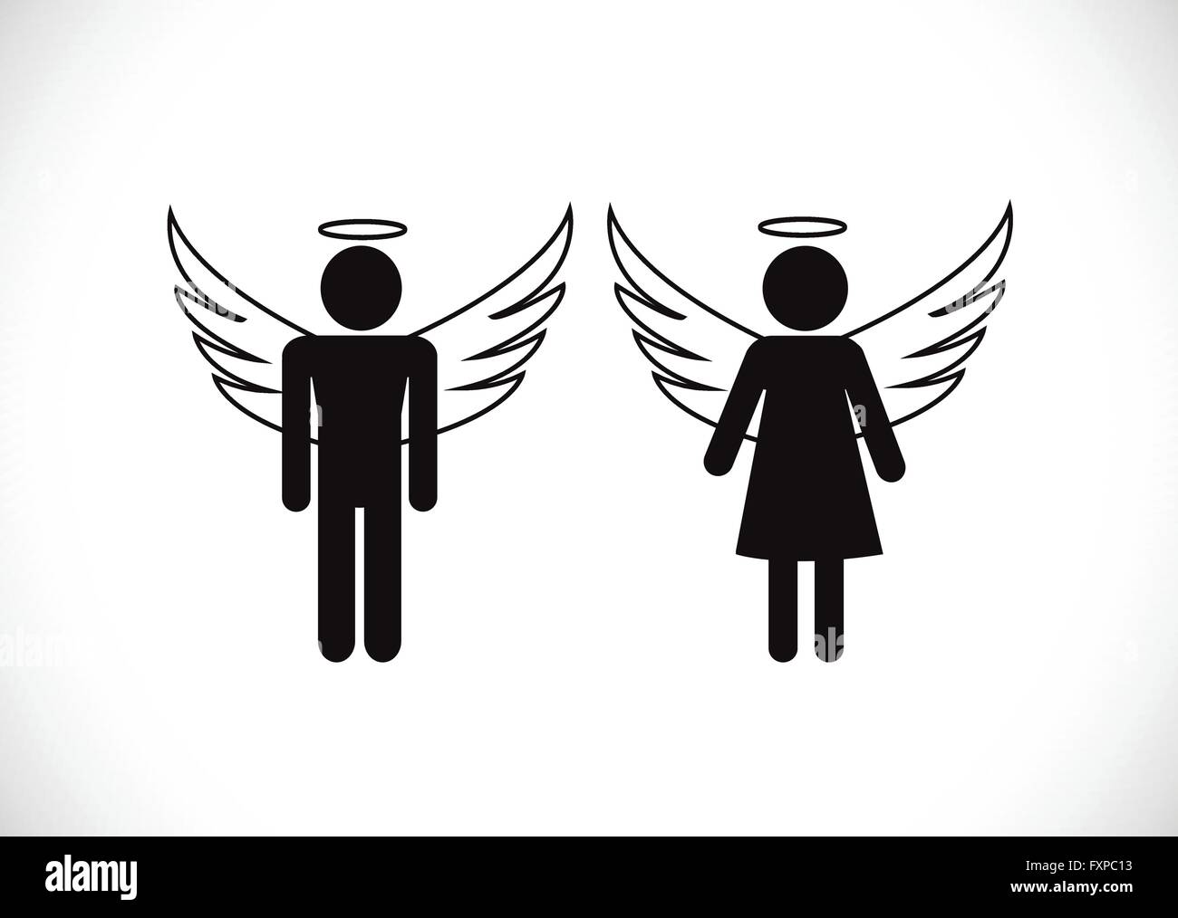 Ange signe Symbole Icône pictogramme Image Vectorielle Stock - Alamy