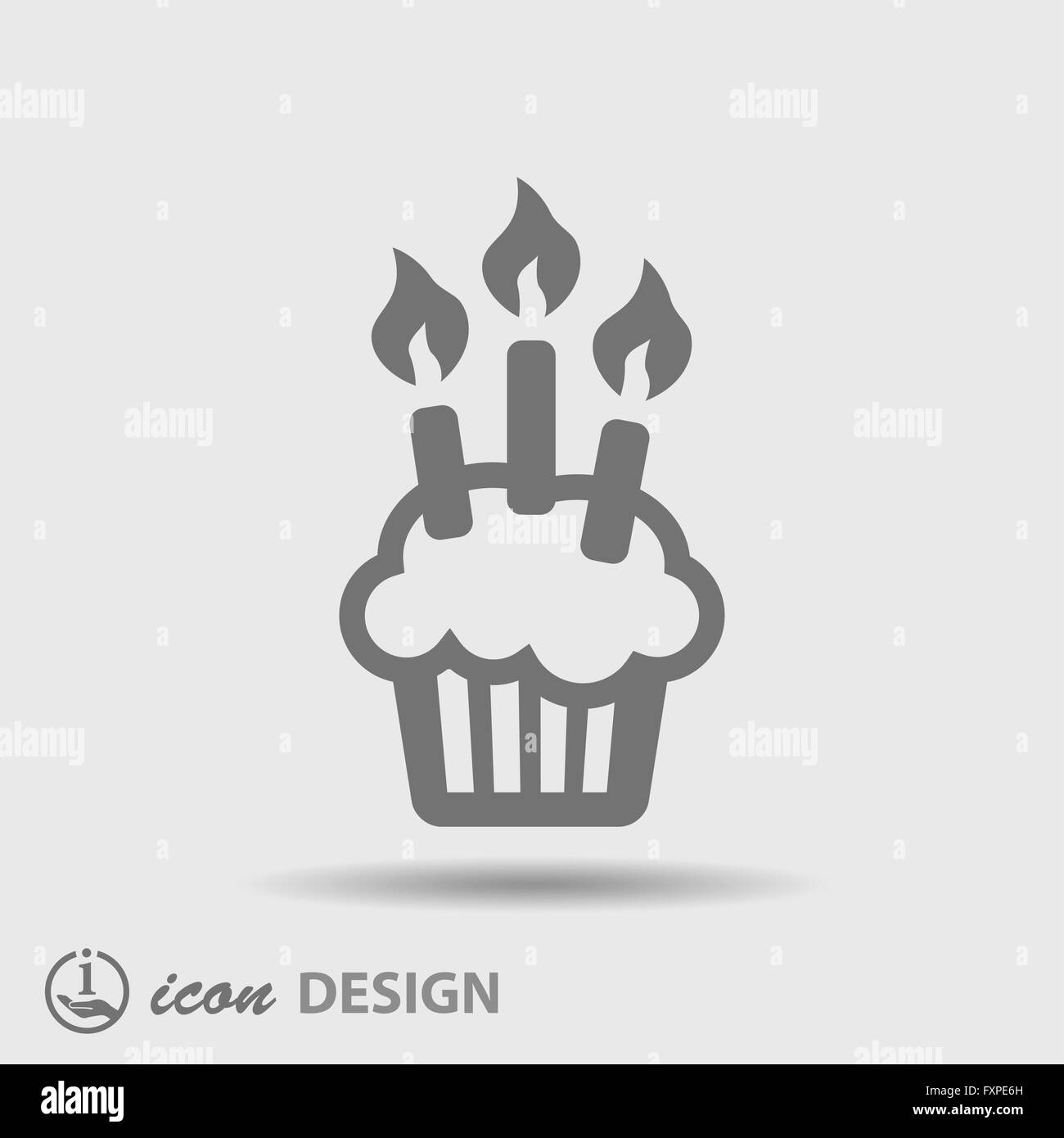 Le pictogramme de gâteau Image Vectorielle Stock - Alamy
