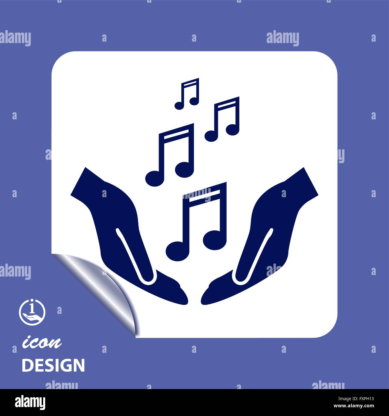 Le pictogramme de la musique Image Vectorielle Stock - Alamy