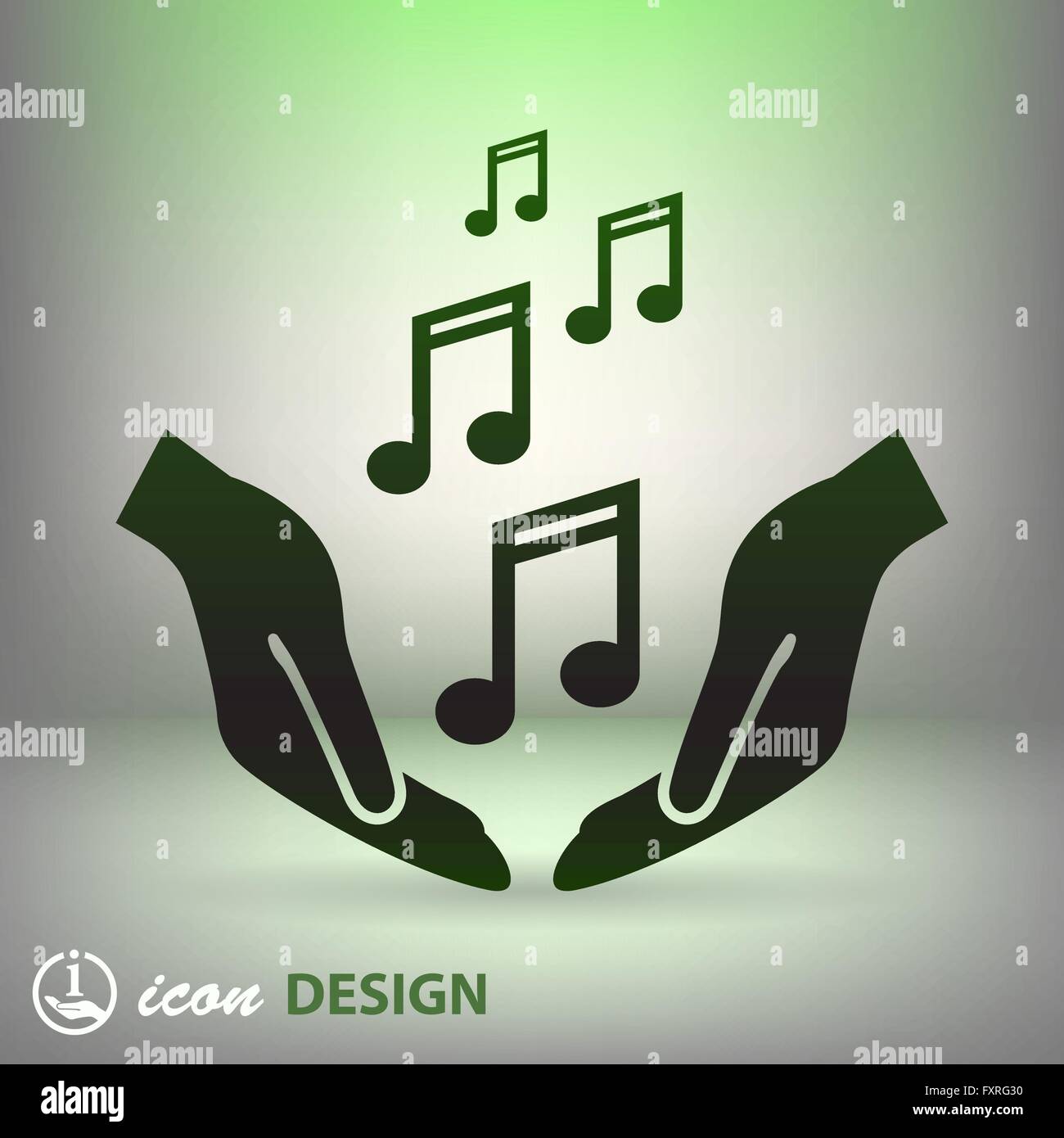 Le pictogramme de la musique Image Vectorielle Stock - Alamy