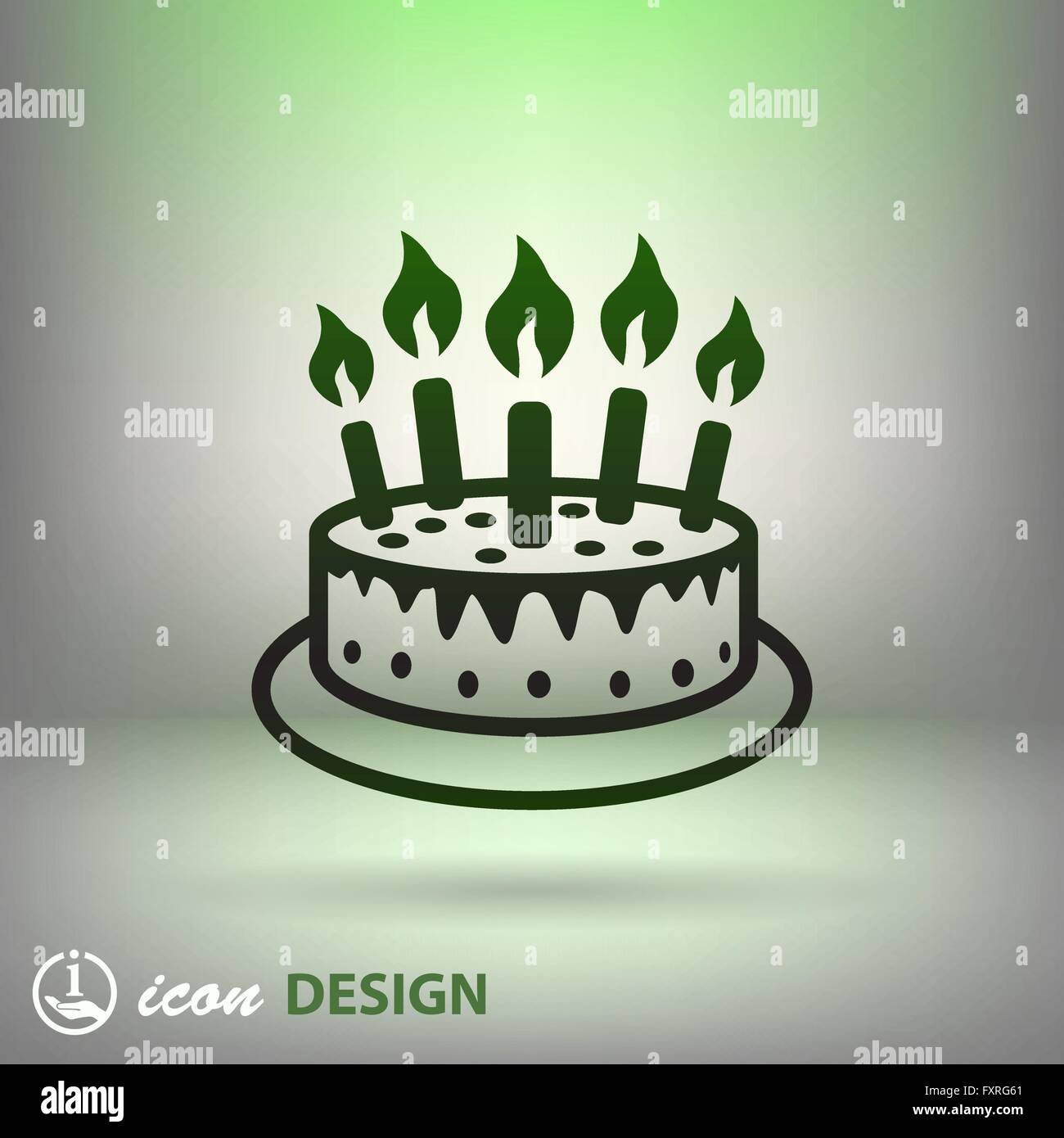 Le pictogramme de gâteau Image Vectorielle Stock - Alamy