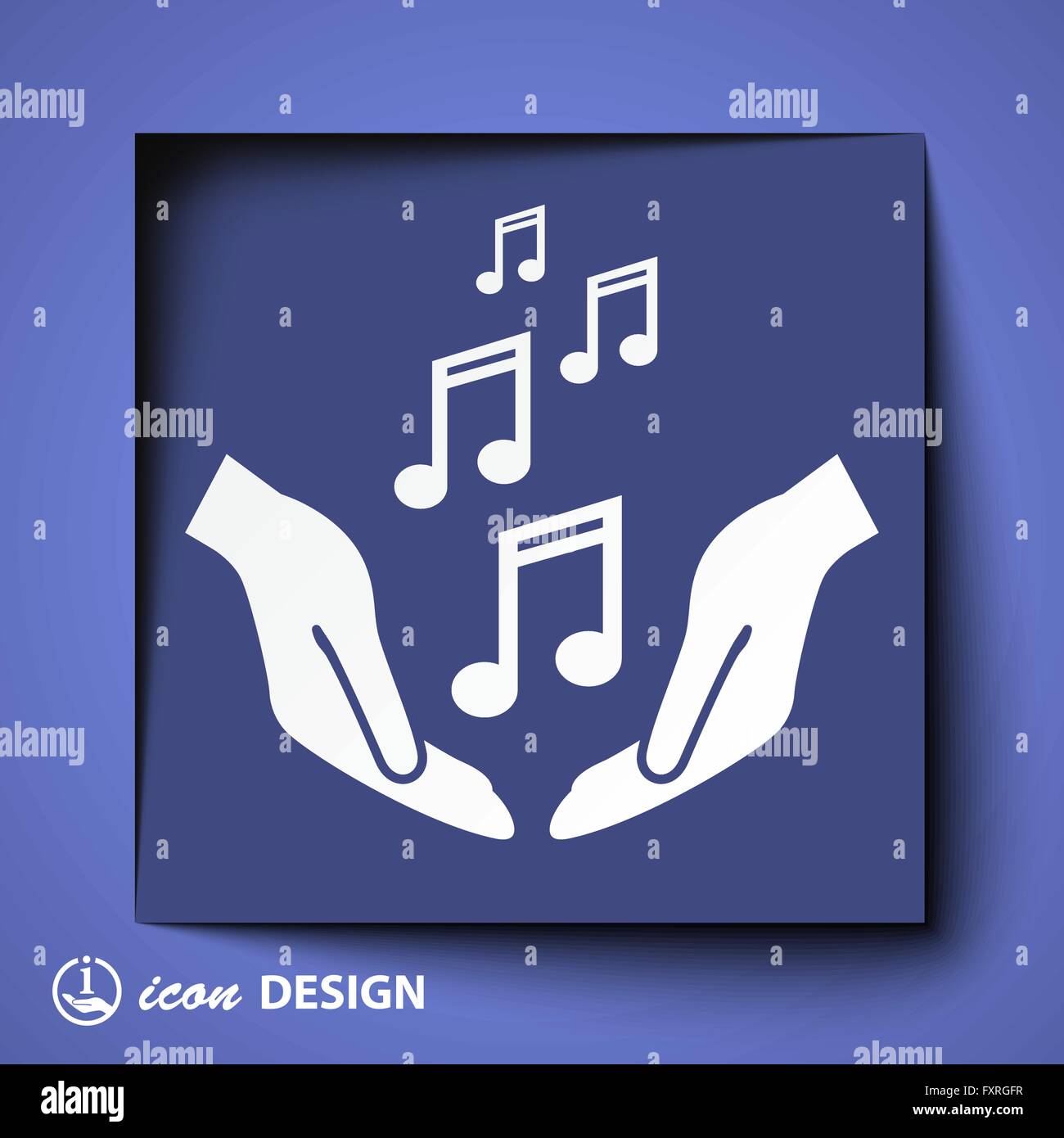 Le pictogramme de la musique Image Vectorielle Stock - Alamy