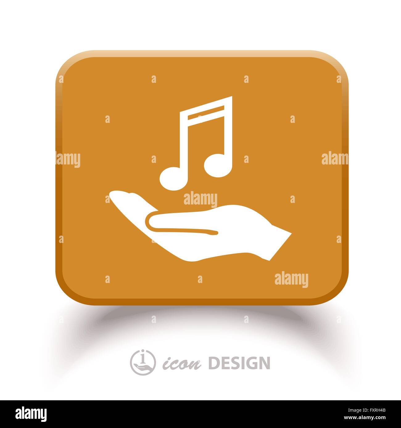 Le pictogramme de la musique Image Vectorielle Stock - Alamy