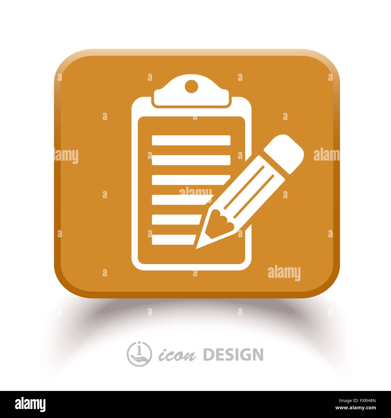 Le pictogramme de la note Image Vectorielle Stock - Alamy