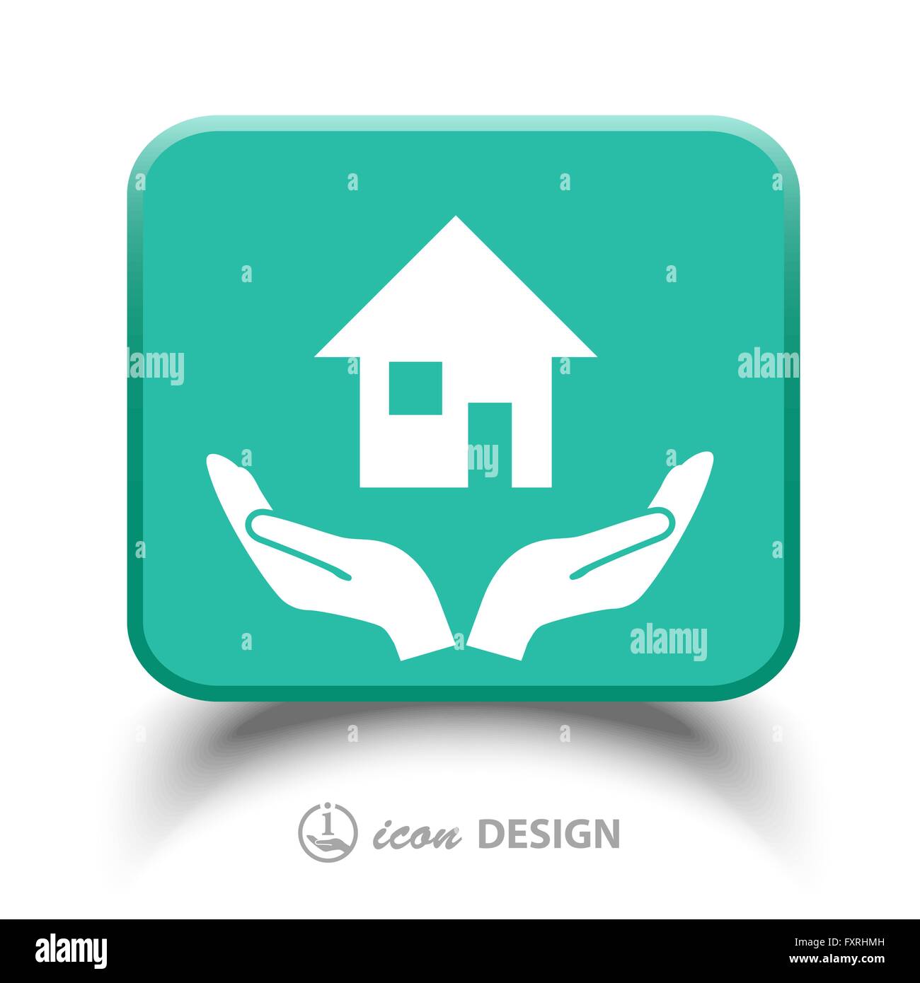Le pictogramme d'accueil Image Vectorielle Stock - Alamy