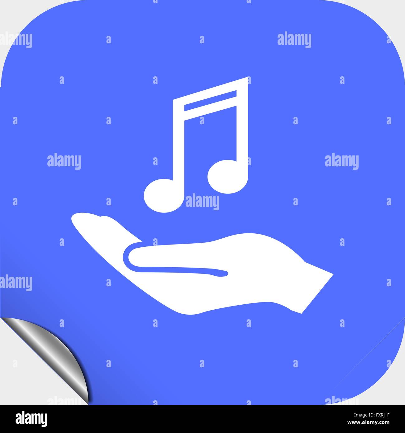 Le pictogramme de la musique Image Vectorielle Stock - Alamy