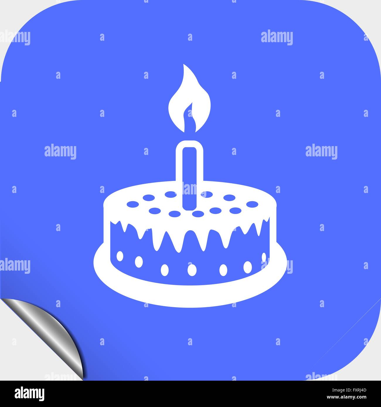 Le pictogramme de gâteau Image Vectorielle Stock - Alamy