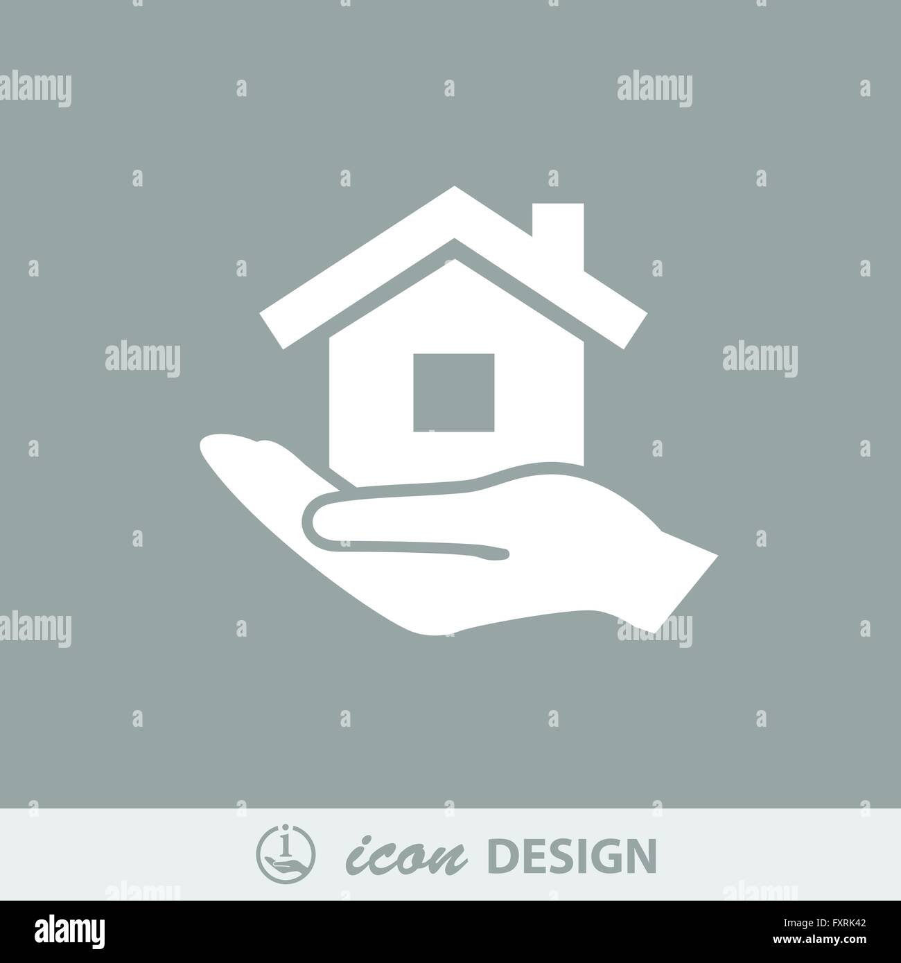 Le pictogramme d'accueil Image Vectorielle Stock - Alamy