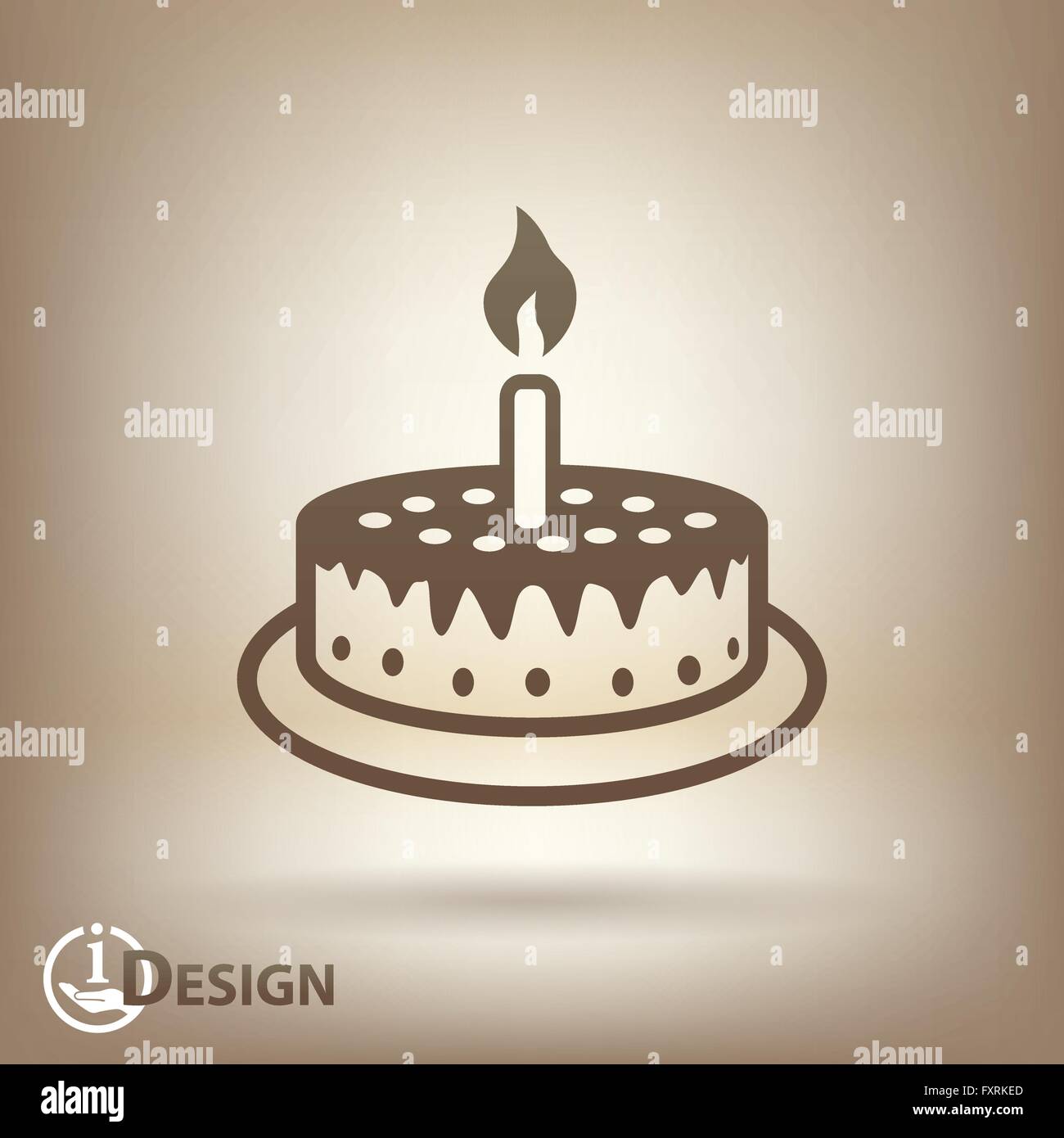 Le pictogramme de gâteau Image Vectorielle Stock - Alamy