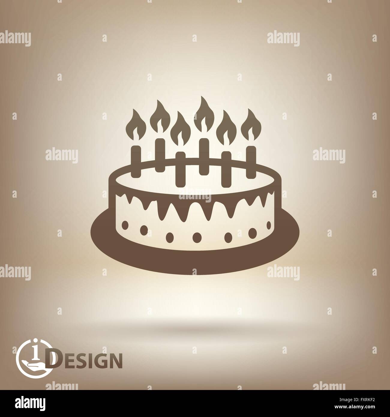 Le pictogramme de gâteau Image Vectorielle Stock - Alamy