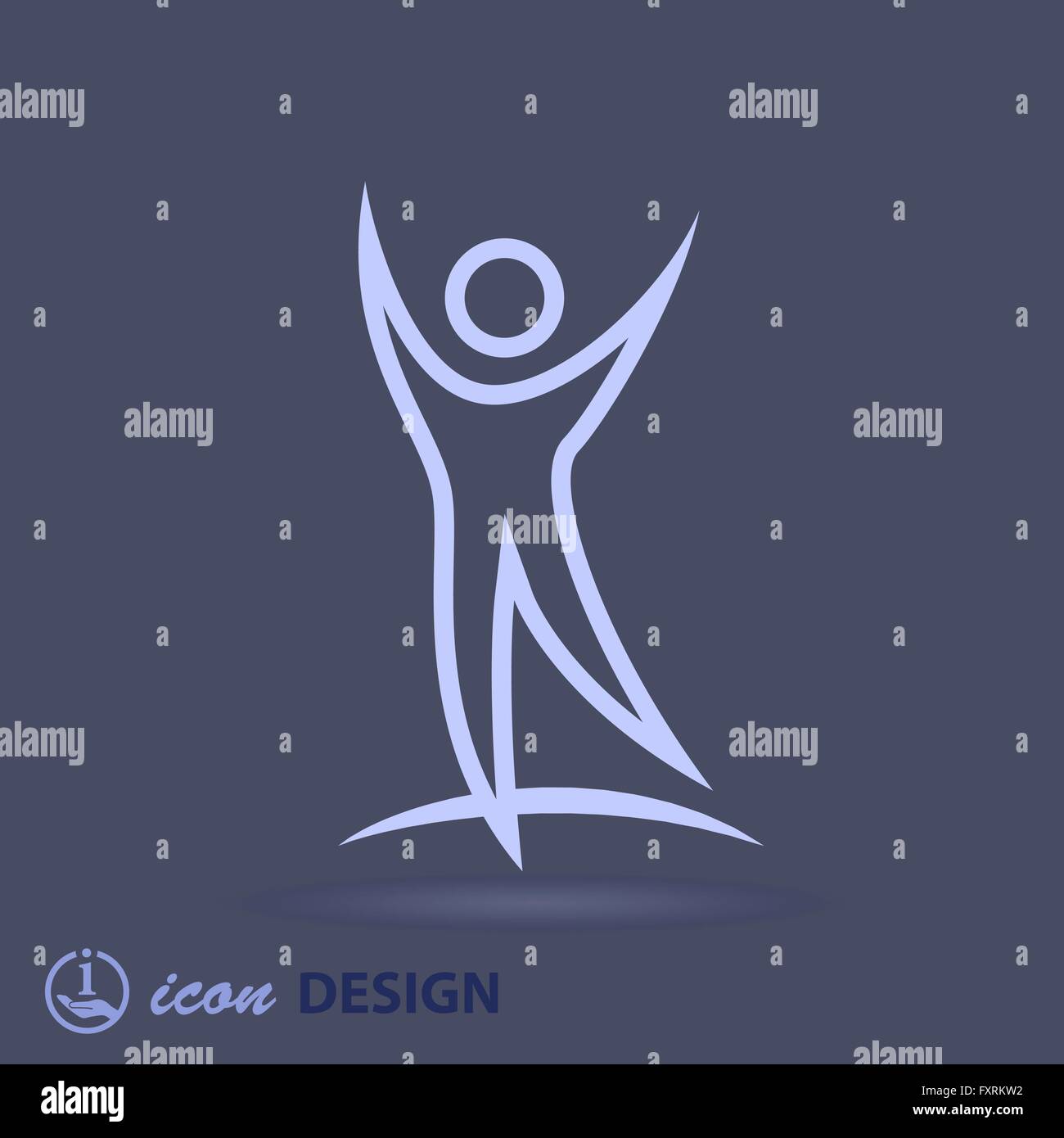 Le pictogramme du succès Les gens Image Vectorielle Stock - Alamy