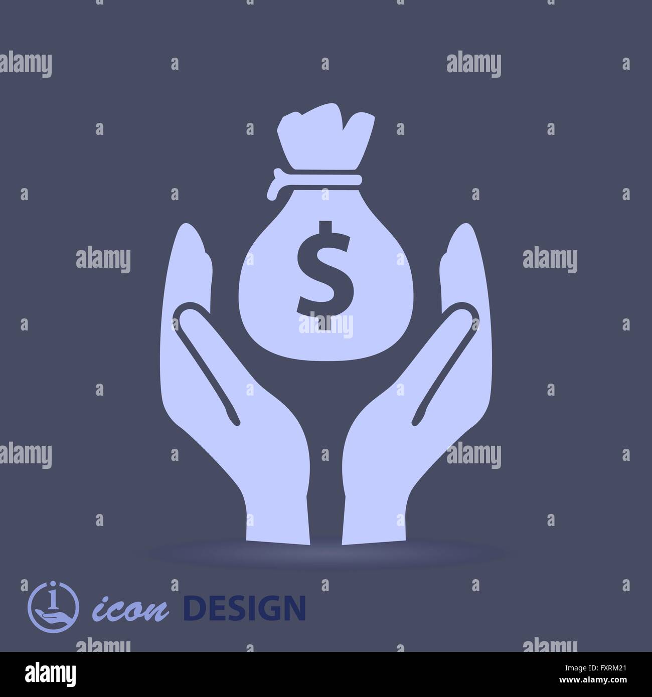 Le pictogramme d'argent Image Vectorielle Stock - Alamy