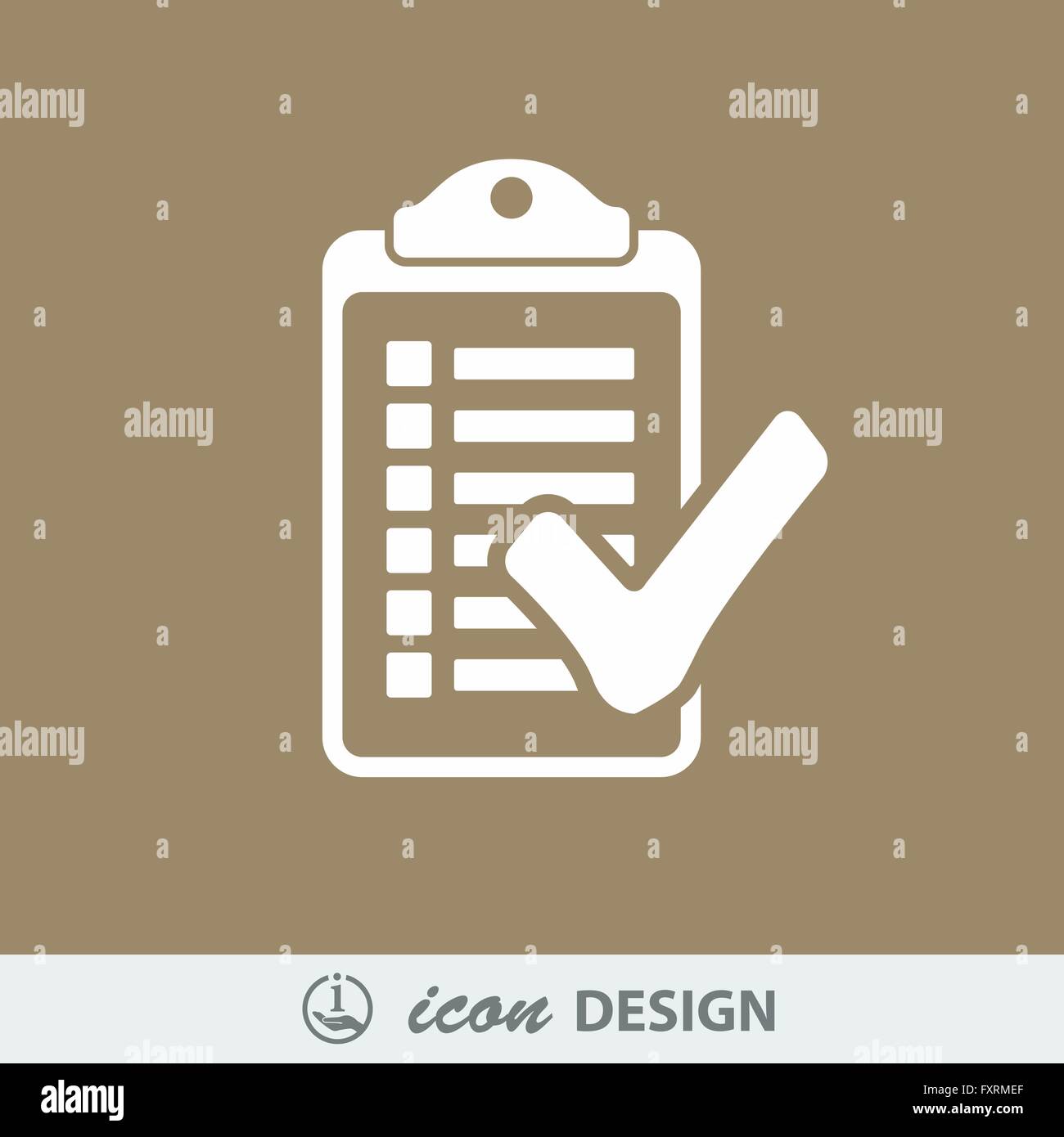 Le pictogramme de liste Image Vectorielle Stock - Alamy