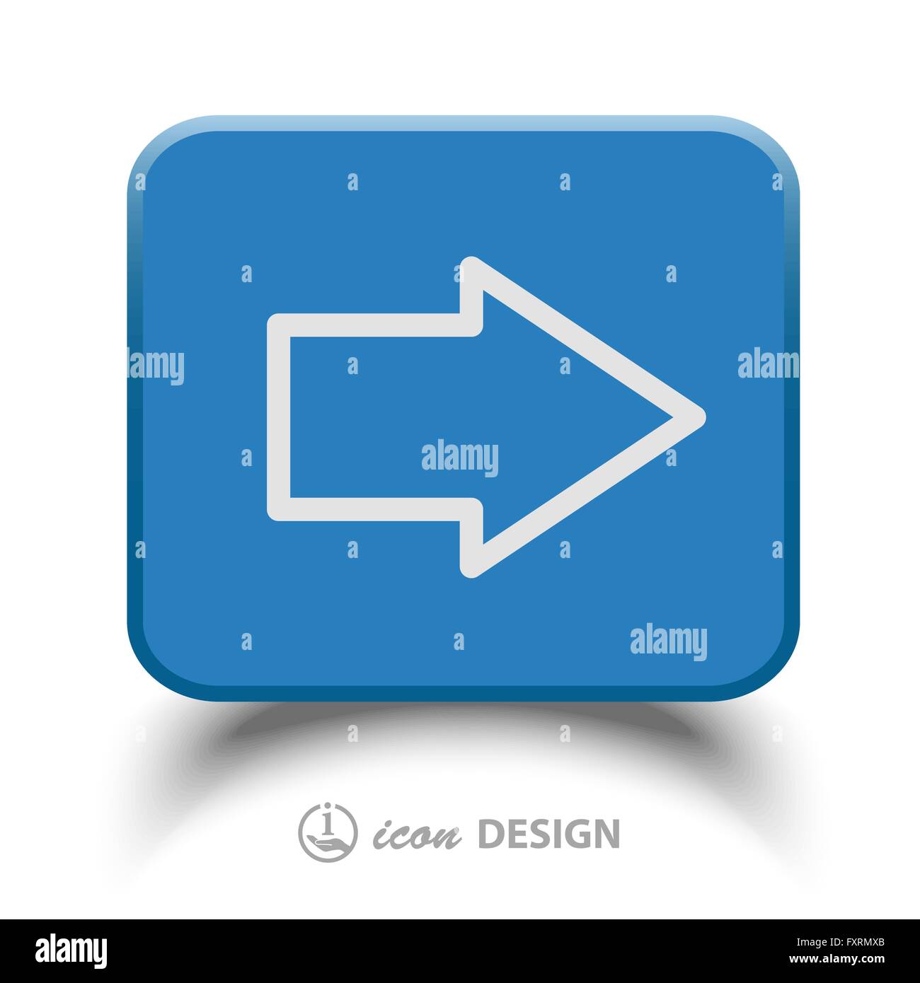 Le pictogramme de la flèche Image Vectorielle Stock - Alamy