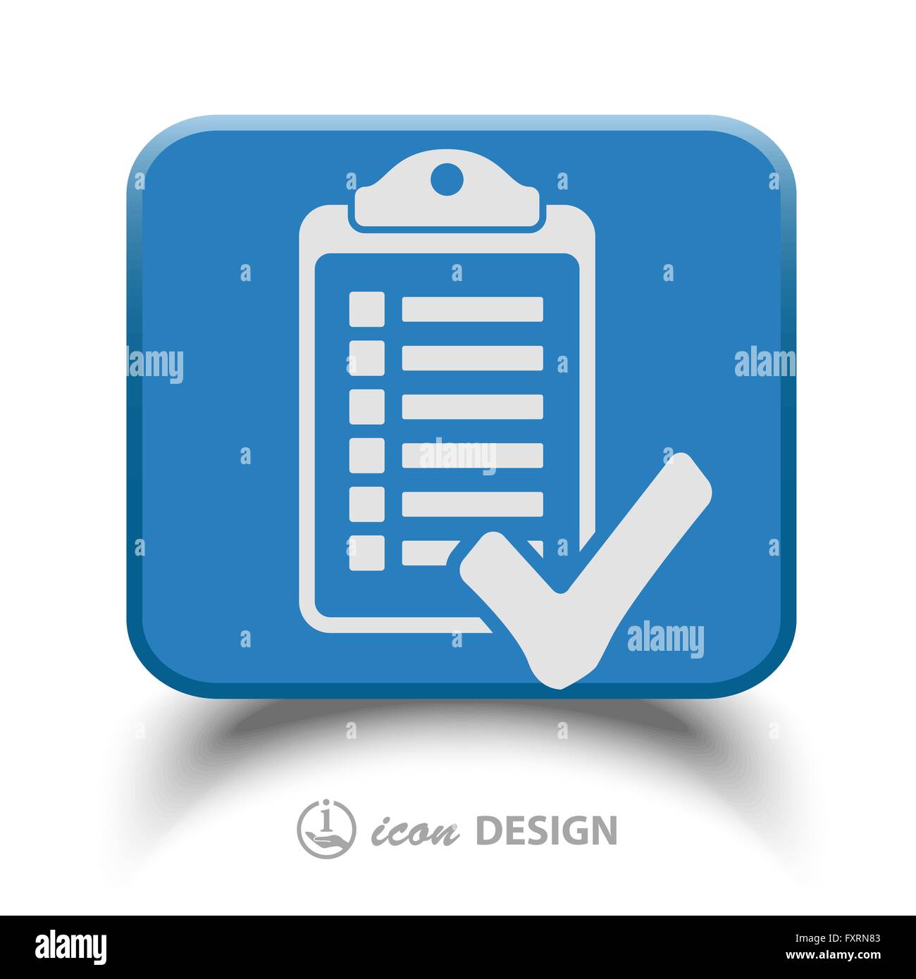 Le pictogramme de liste Image Vectorielle Stock - Alamy