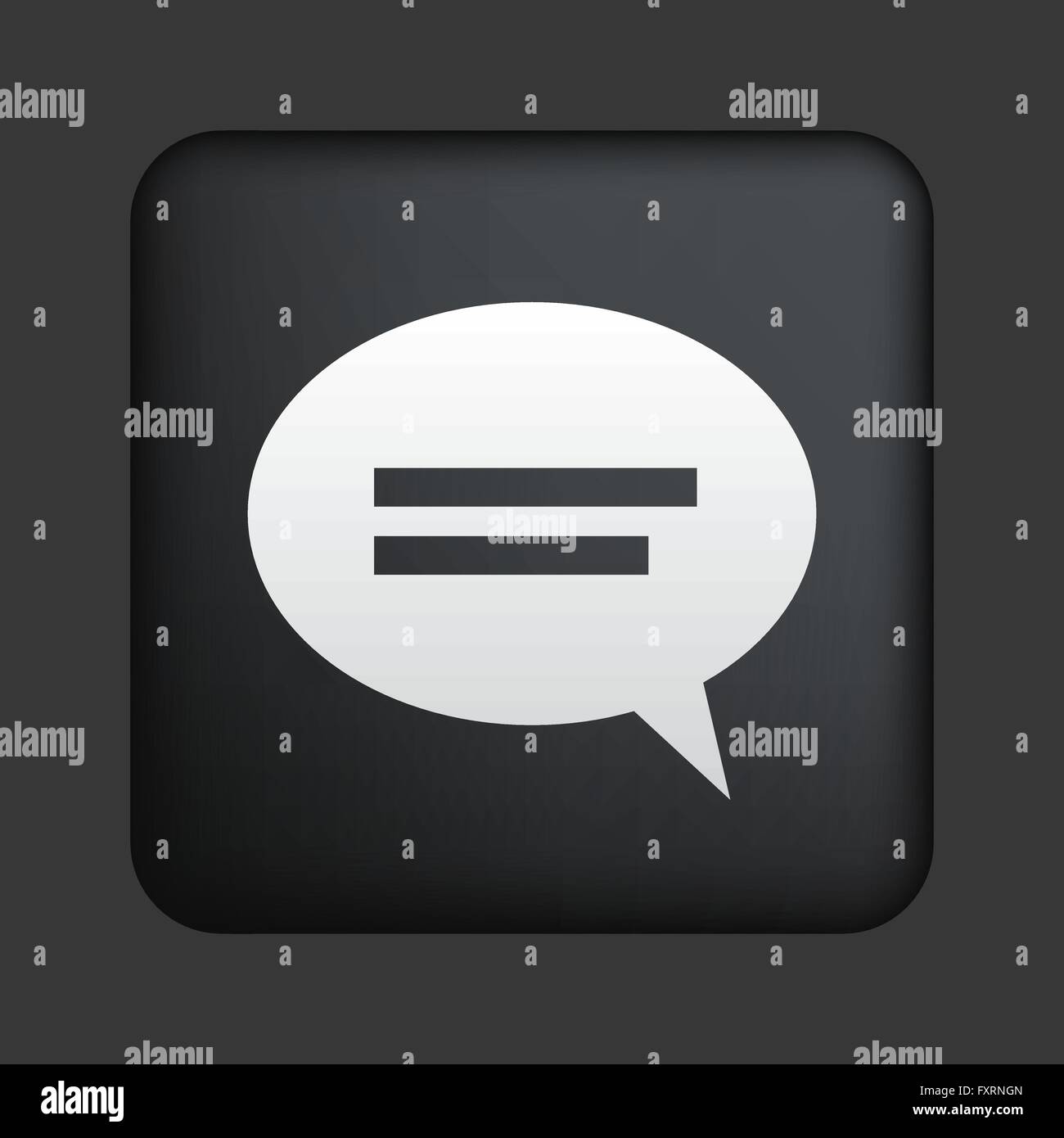Le pictogramme de message ou chat Image Vectorielle Stock - Alamy