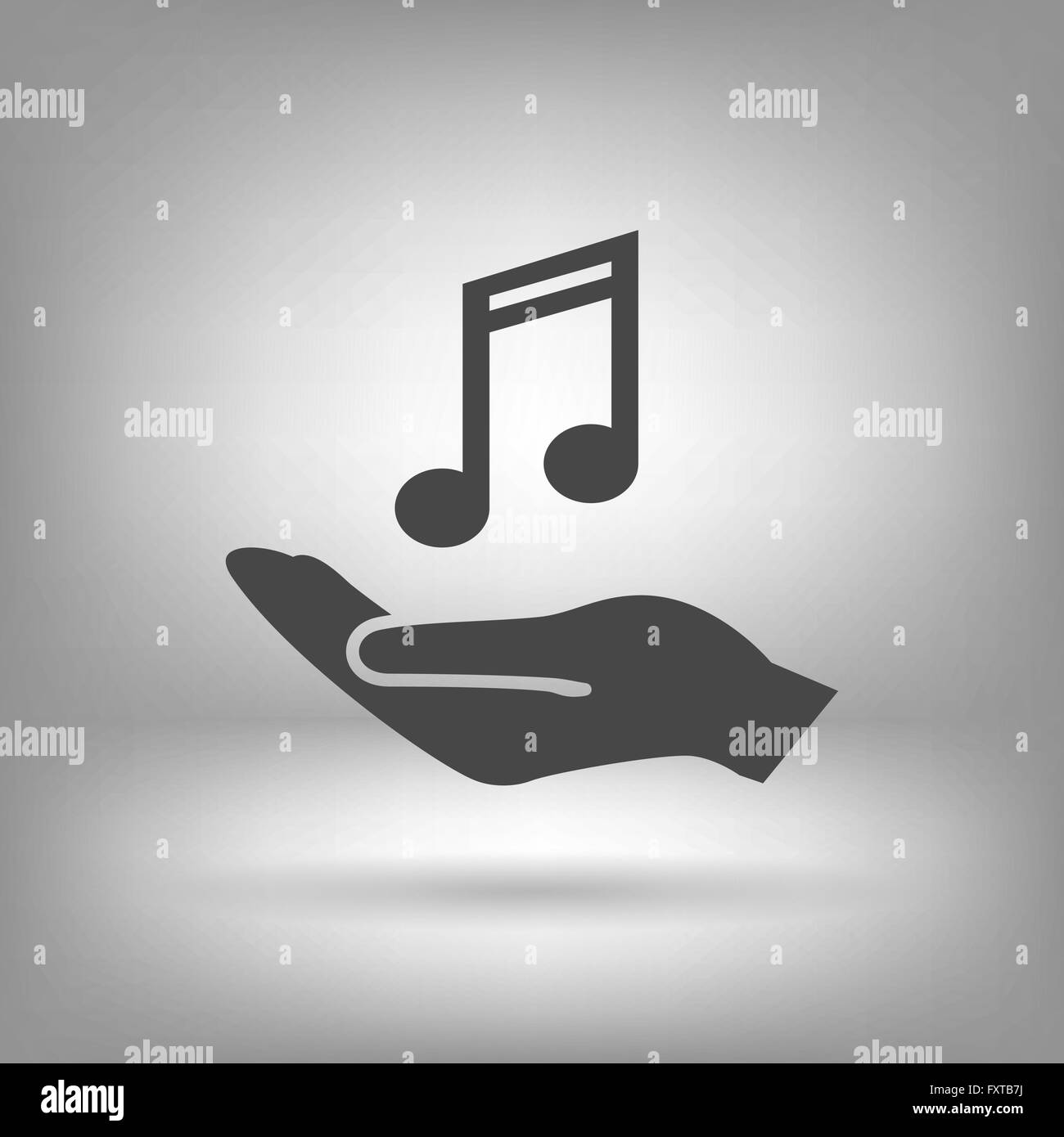 Le pictogramme de la musique Image Vectorielle Stock - Alamy