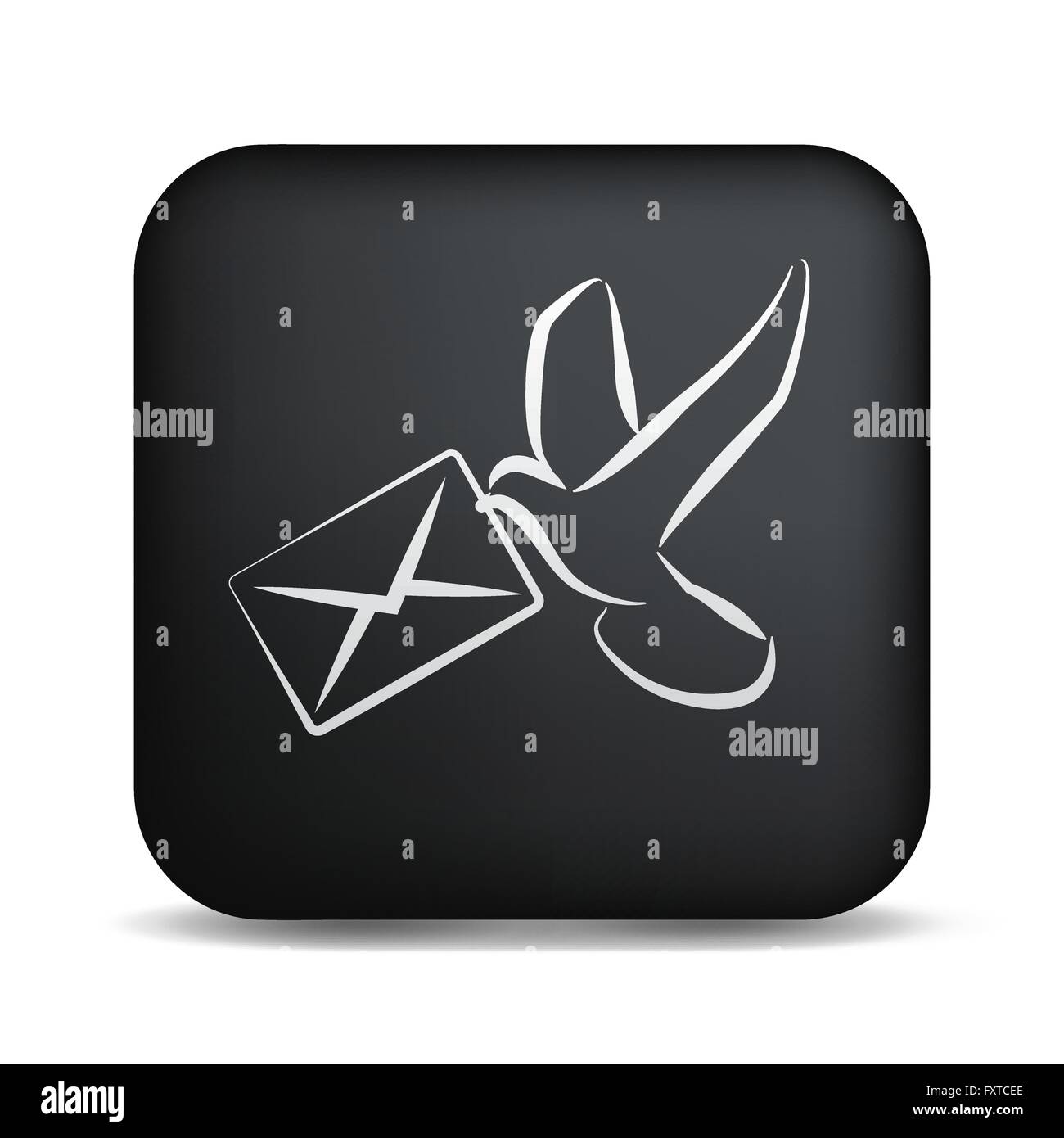 Le pictogramme de mail Image Vectorielle Stock - Alamy