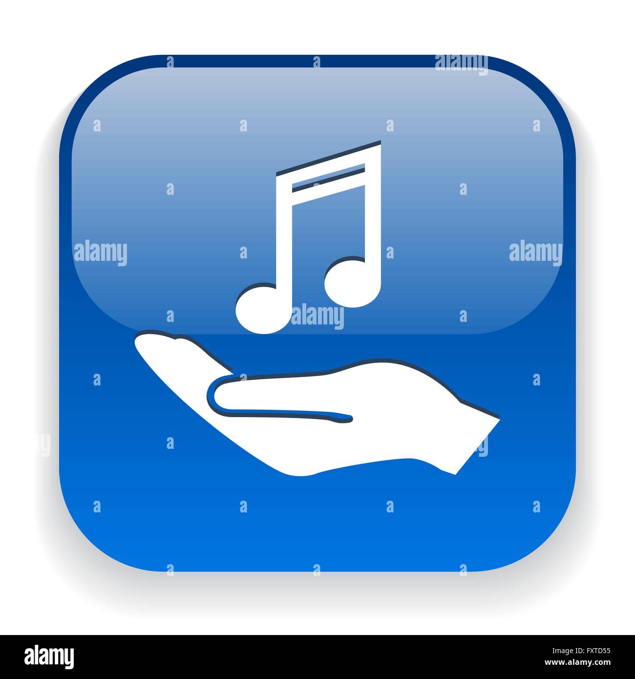 Le pictogramme de la musique Image Vectorielle Stock - Alamy