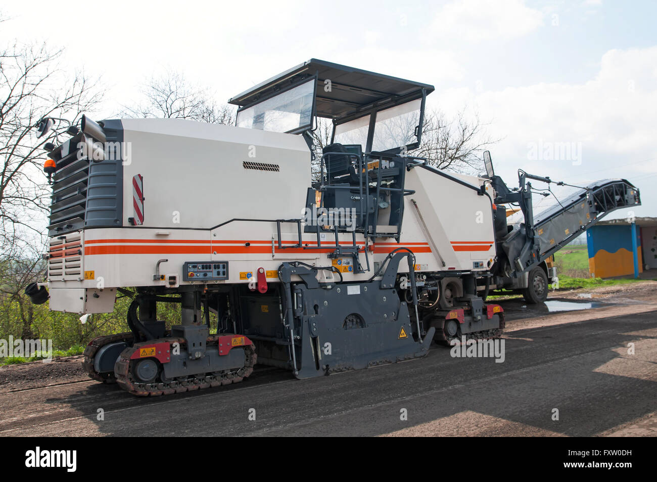 Machine for removing asphalt Banque de photographies et d’images à ...