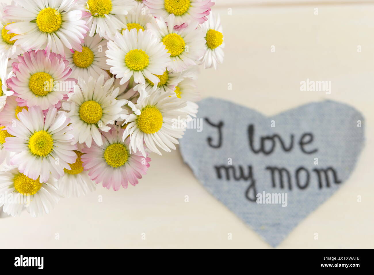 Je coeur maman Banque de photographies et d’images à haute résolution ...