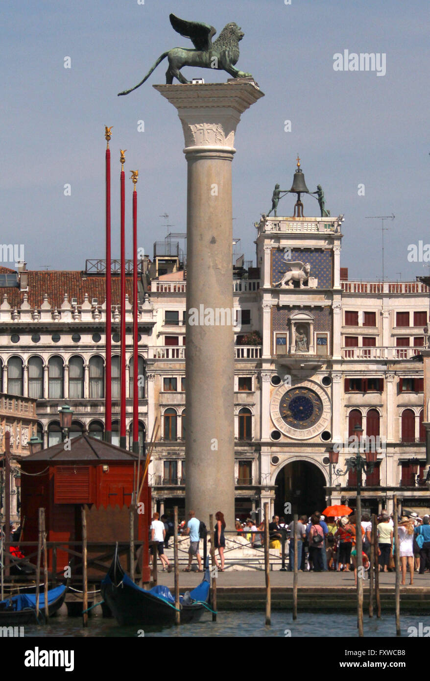 Colonne Du Lion De Venise Banque d'image et photos - Alamy