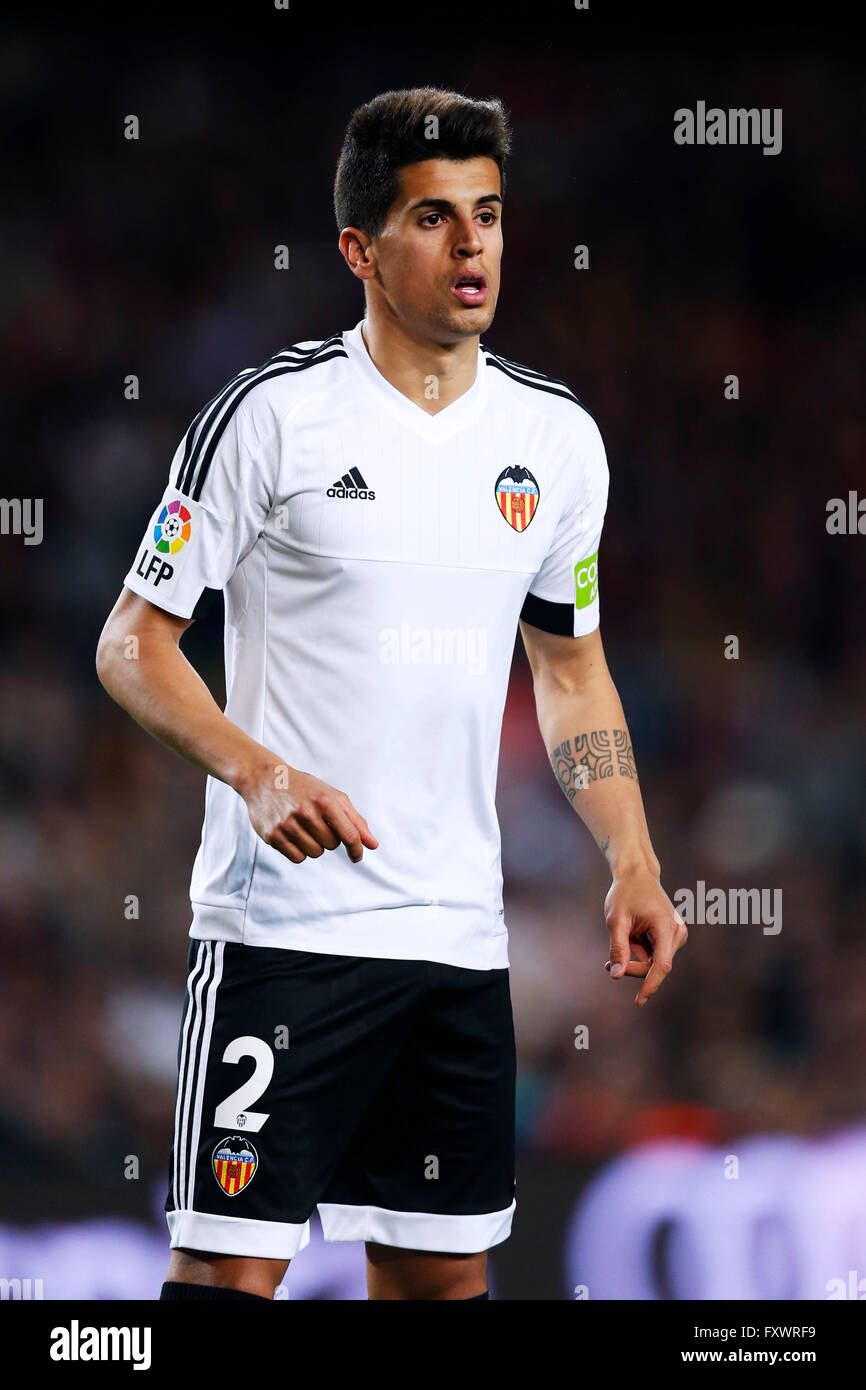Joao Cancelo (Valence), le 17 avril 2016 - Football/soccer : Espagnol ...
