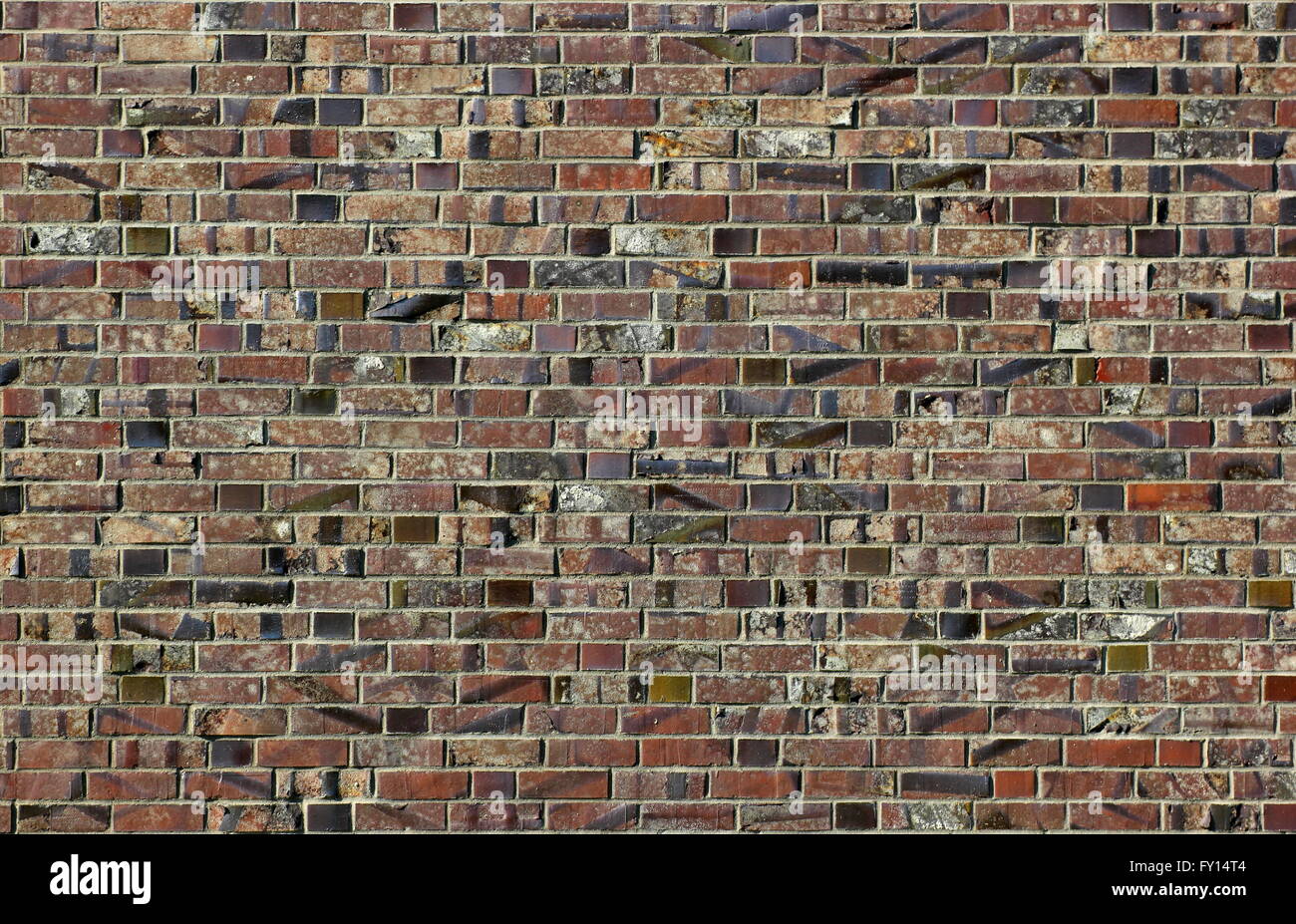 La texture de brique avec différentes couleurs et styles Photo Stock ...