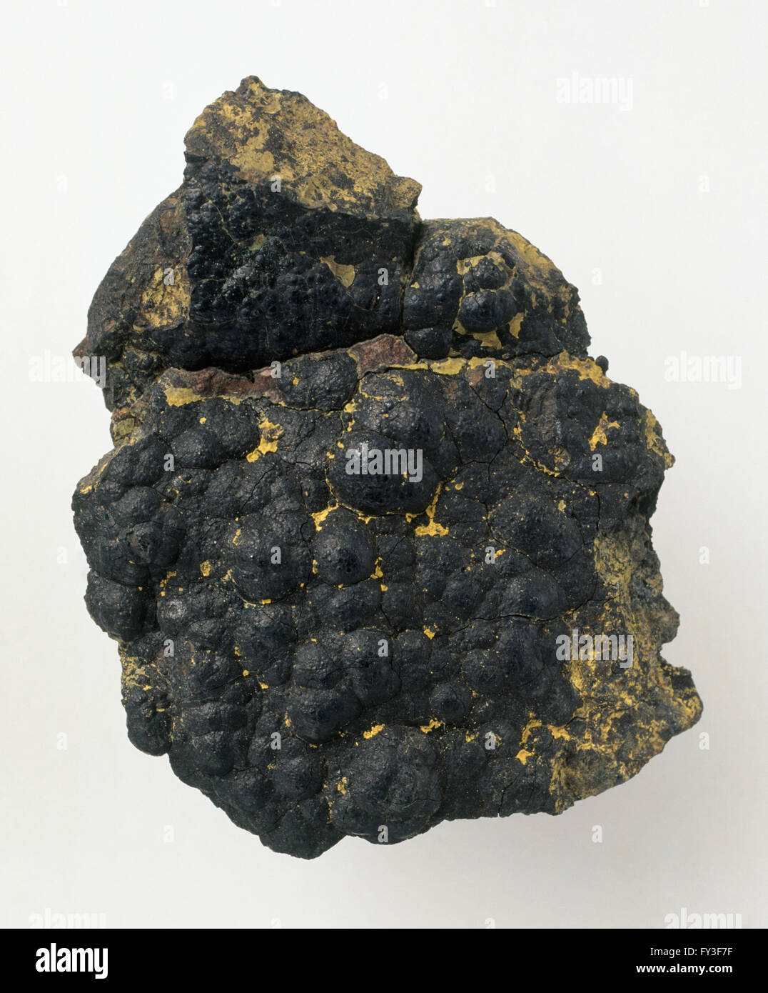 L'uraninite, minéraux et riche en uranium ore Photo Stock - Alamy